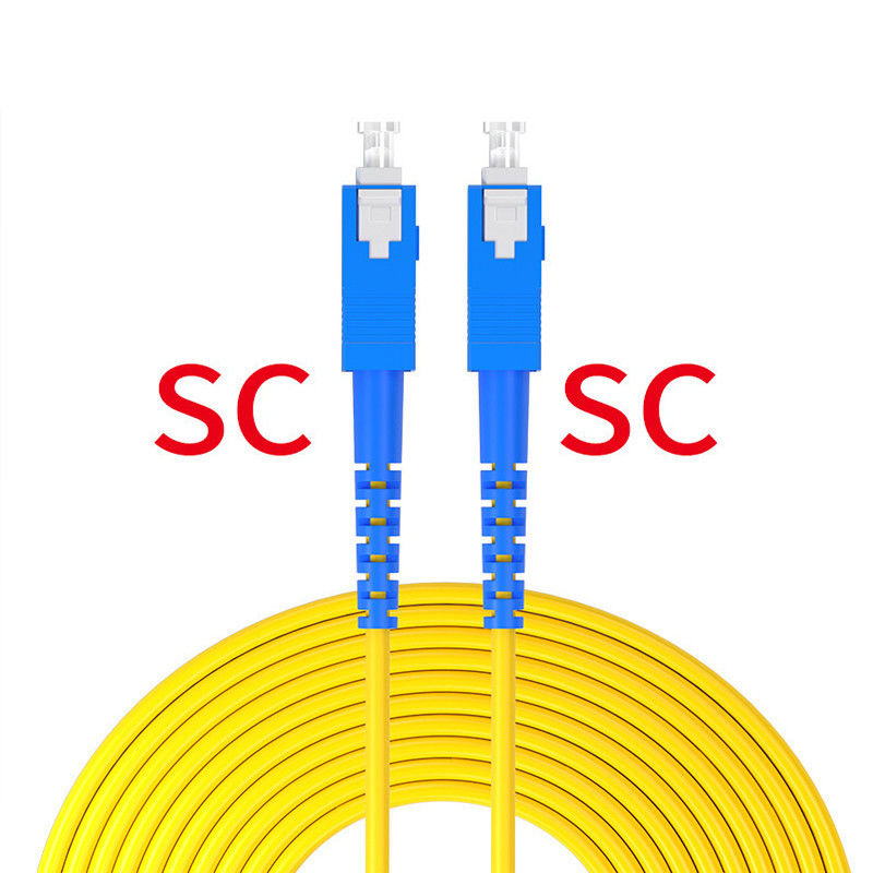 1core Fiber Optic Patch Cord SC To SC UPC/APC 2.0mm/3.0mm G652D/G657A ...